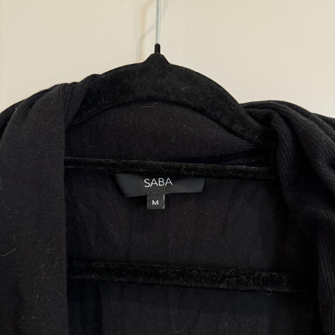 SABA knit top with cross over, super soft wool and... - Depop