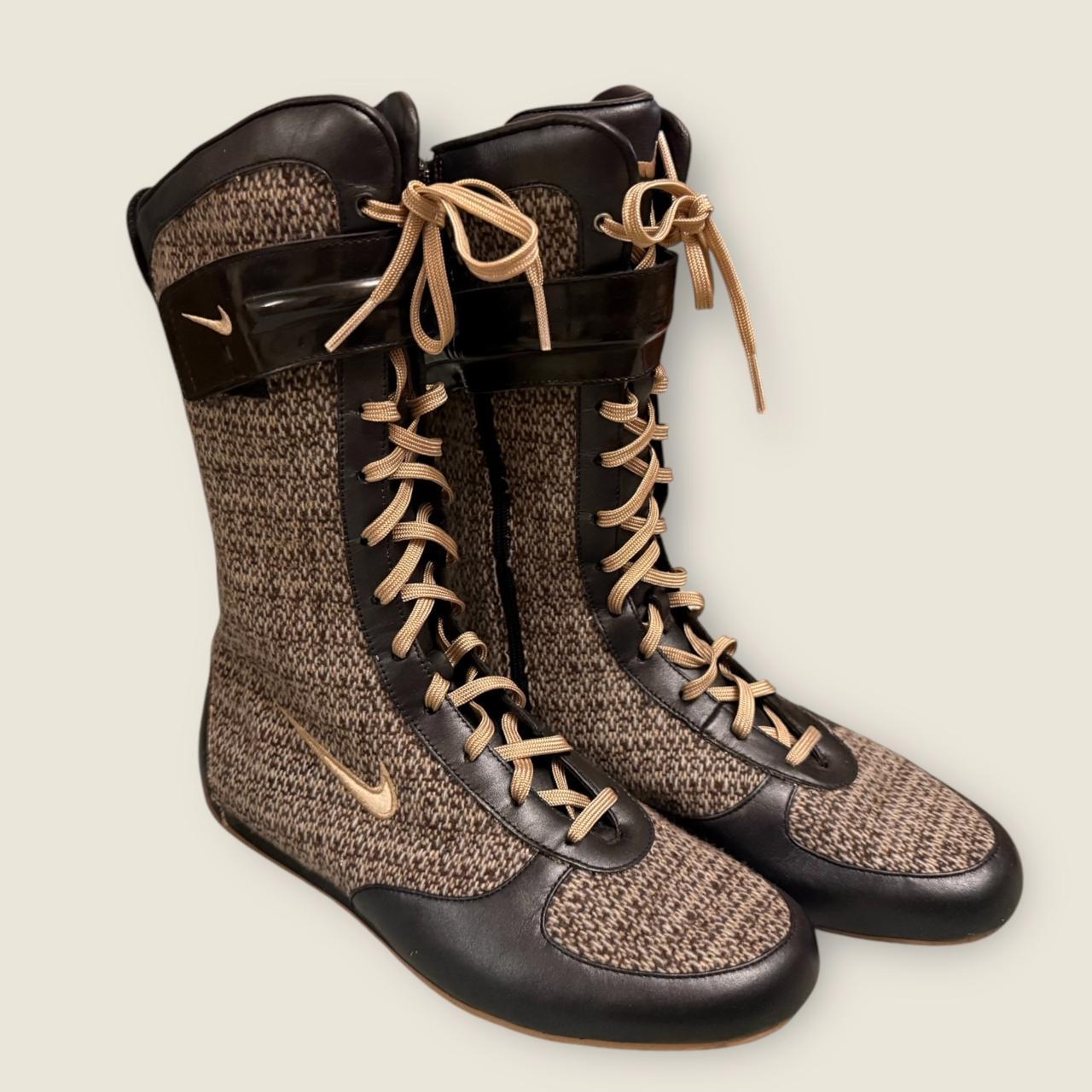 NIKE Iconic #Vintage Ultra Rare #BoxingBoots Tweed... | Depop