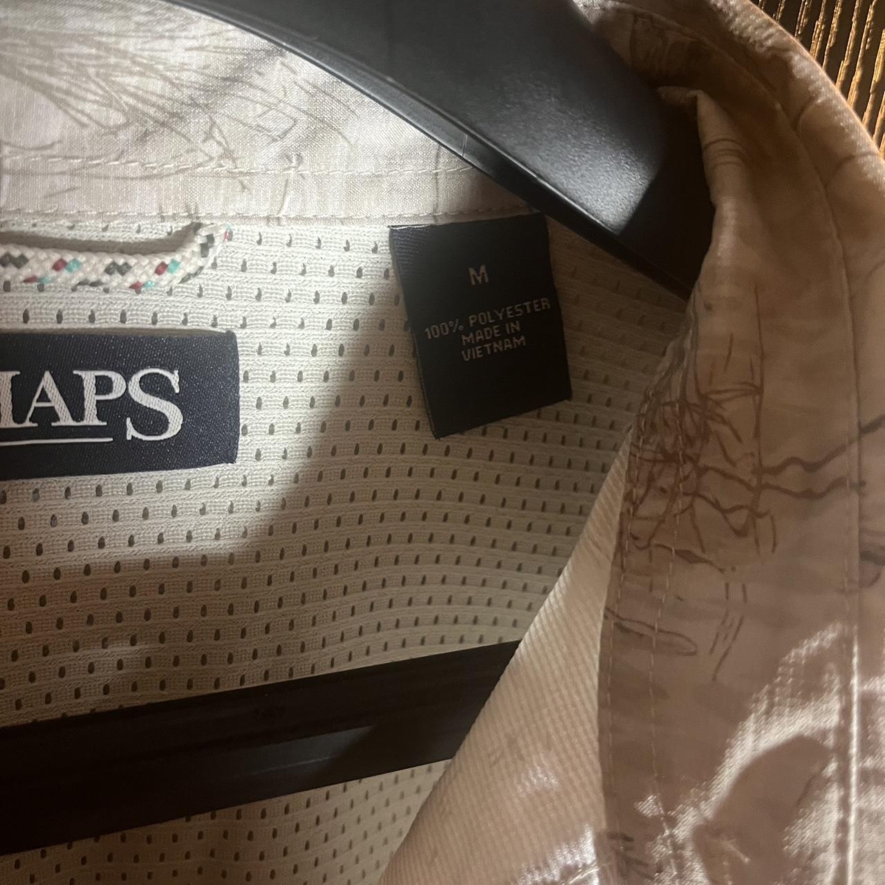 Vintage All Over Print Chaps Fishing Polo. Athletic... - Depop