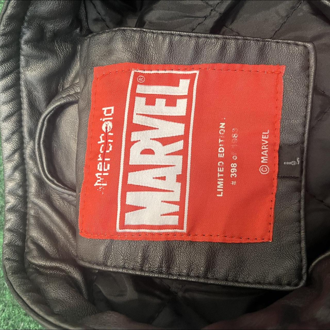 Retro Marvel Venom Leather Jacket. Great quality and... - Depop