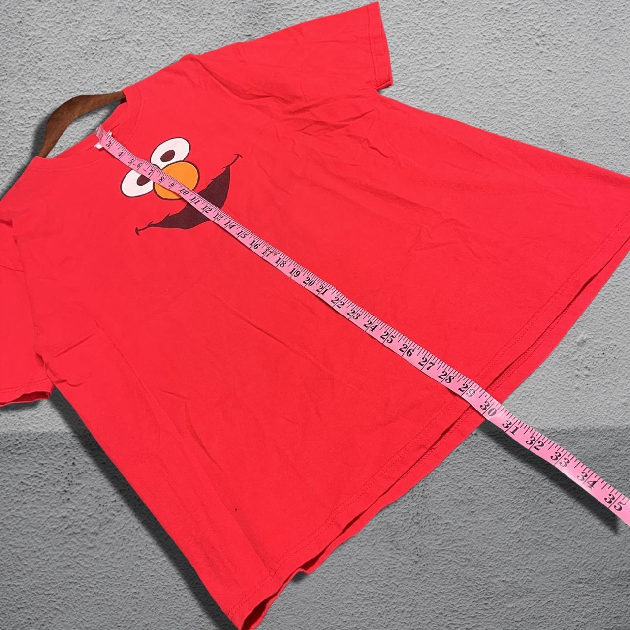 Retro Y2K Elmo AOP Graphic T-Shirt. Great quality... - Depop