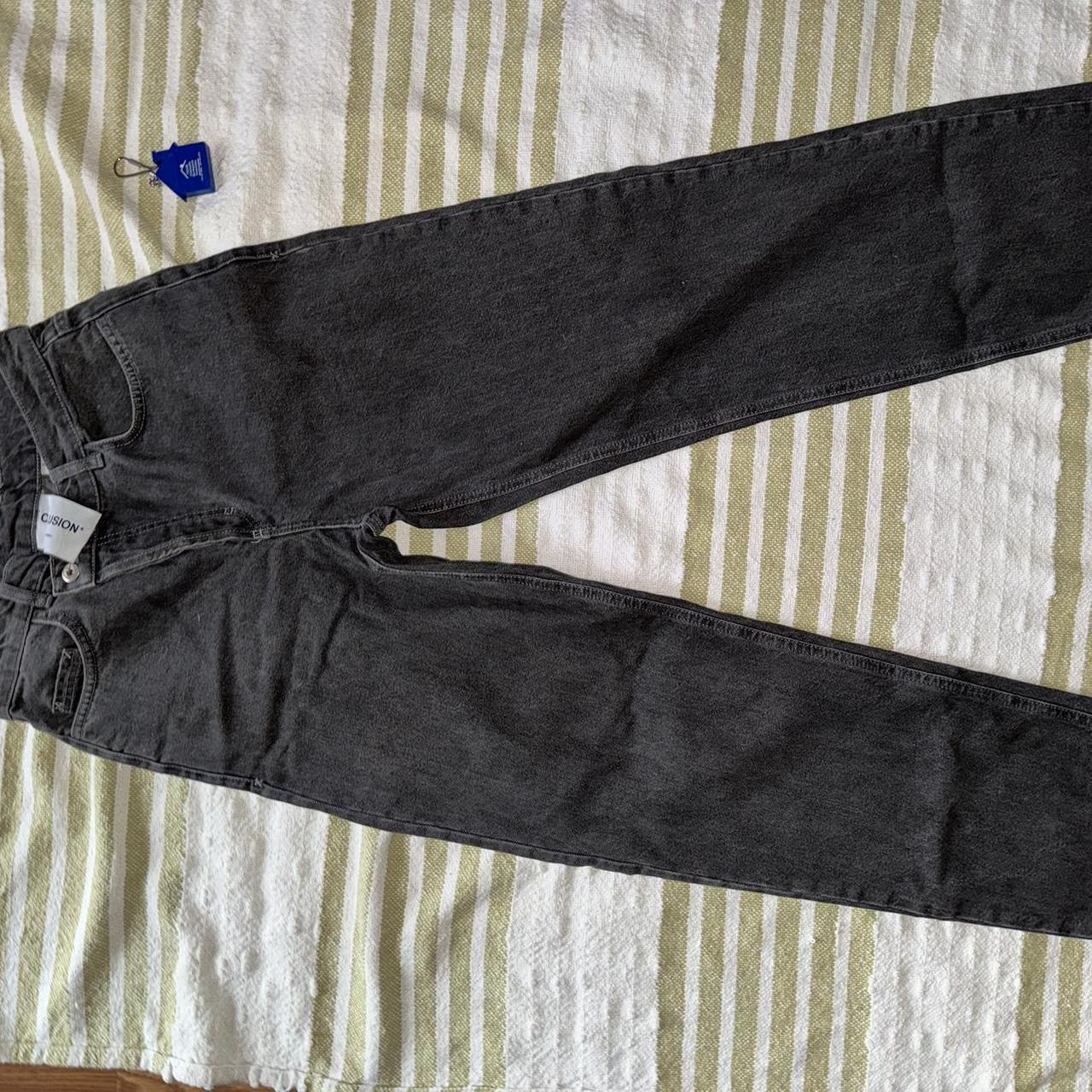 COLLUSION GREY WIDE LEG JEANS 👖 cute asf boxy fit,... - Depop