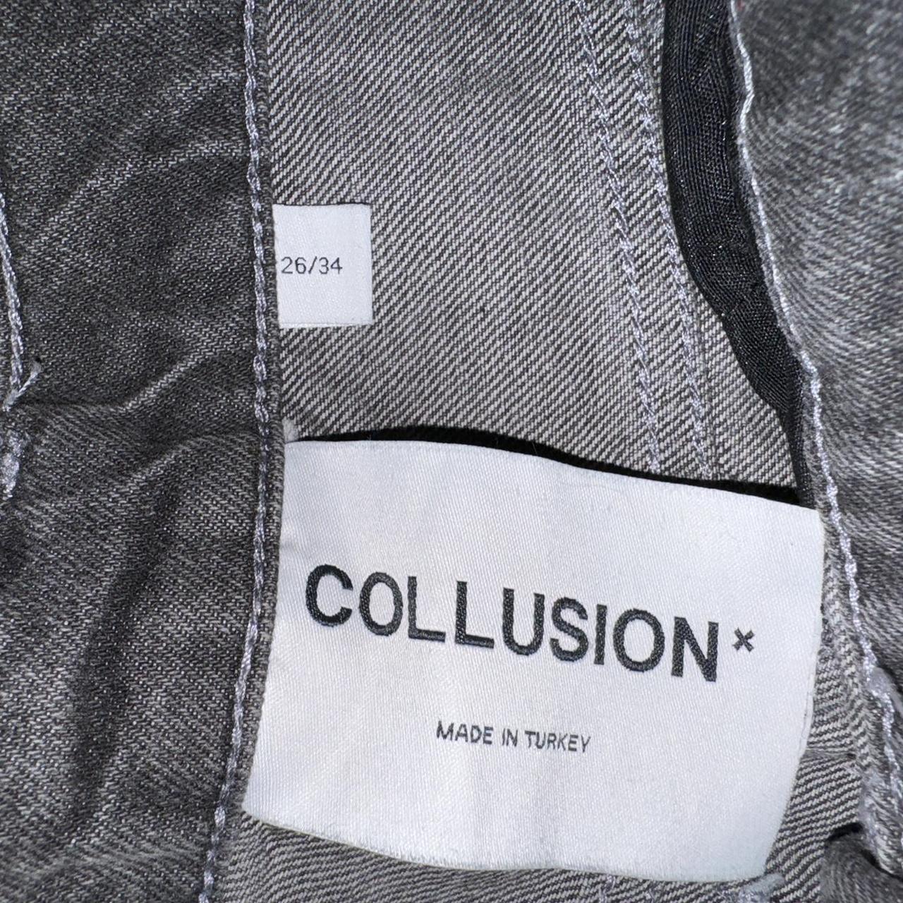 COLLUSION GREY WIDE LEG JEANS 👖 cute asf boxy fit,... - Depop