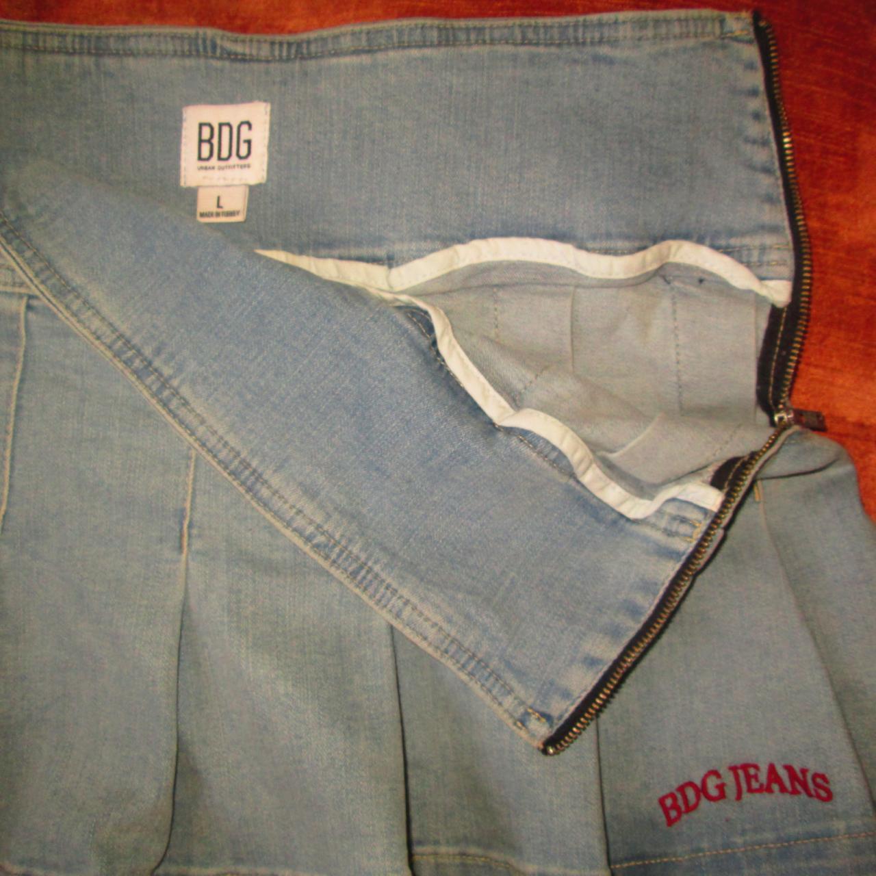 BDG L DEMIM SKIRT - Urban Outfitters! super stretchy... - Depop