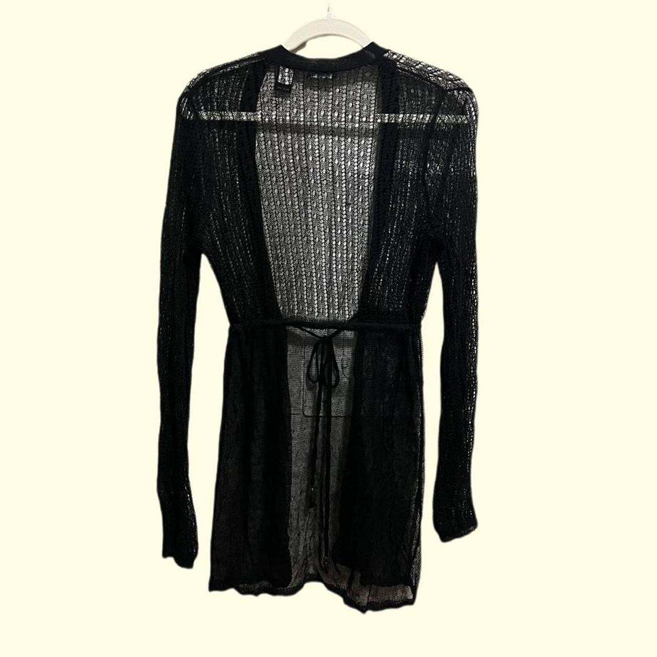 ~vintage moda international crochet cardigan~ size:... - Depop