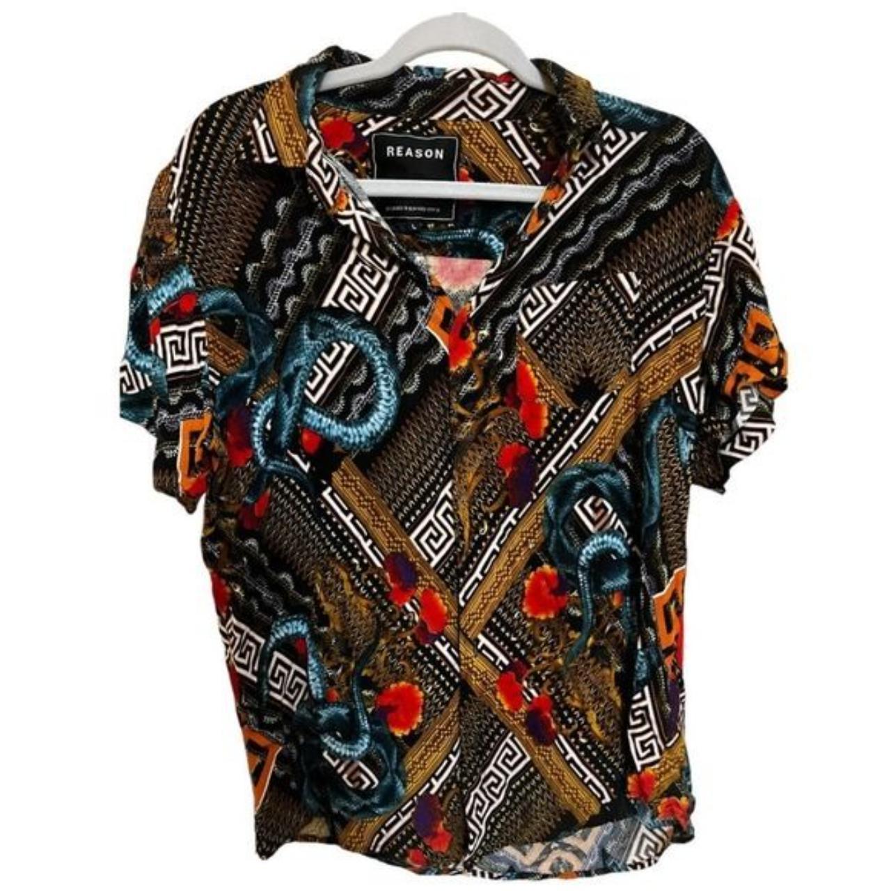 Reason Mens Shirt Multi Color Size:... - Depop