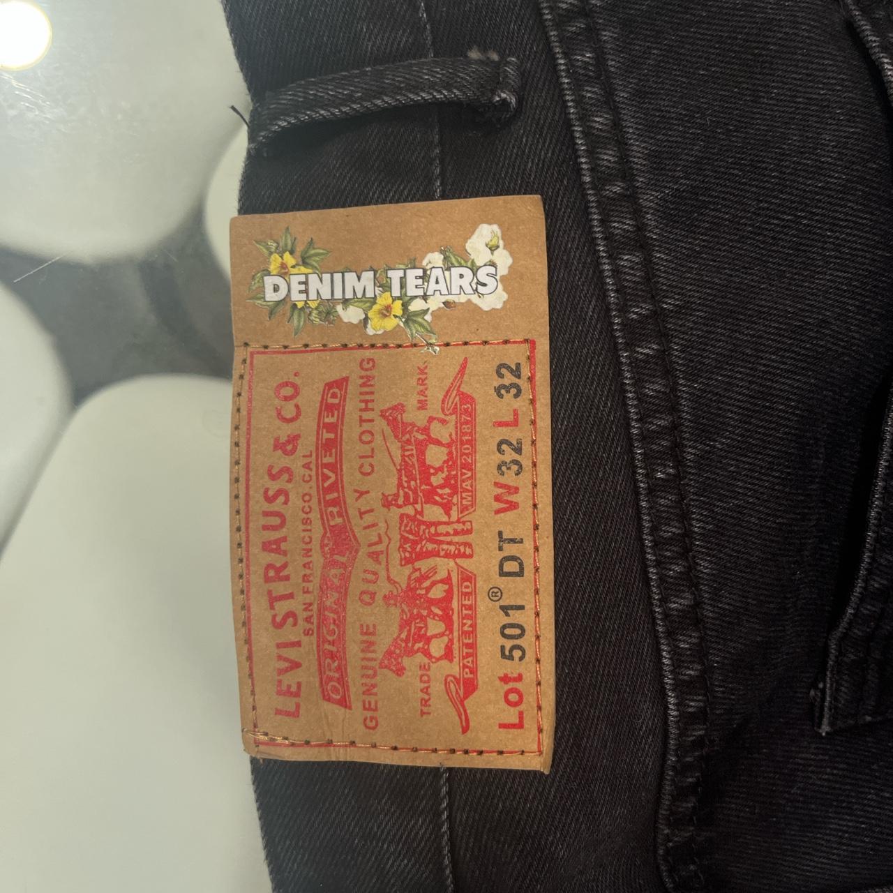 Levi’s X Denim Tears Jeans Worn Once Size 32 FITS A... - Depop