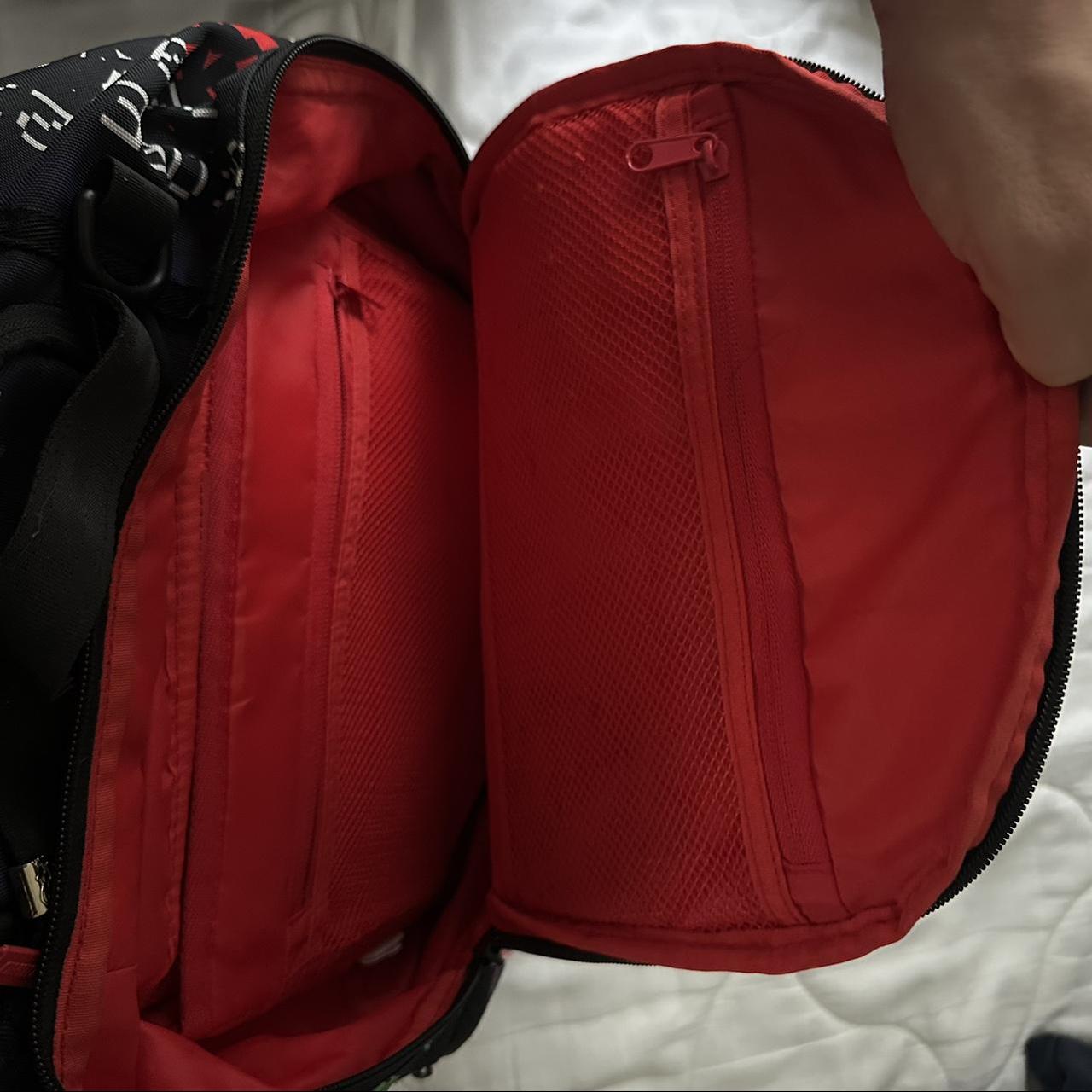 Space invaders spray ground backpack In really good... - Depop