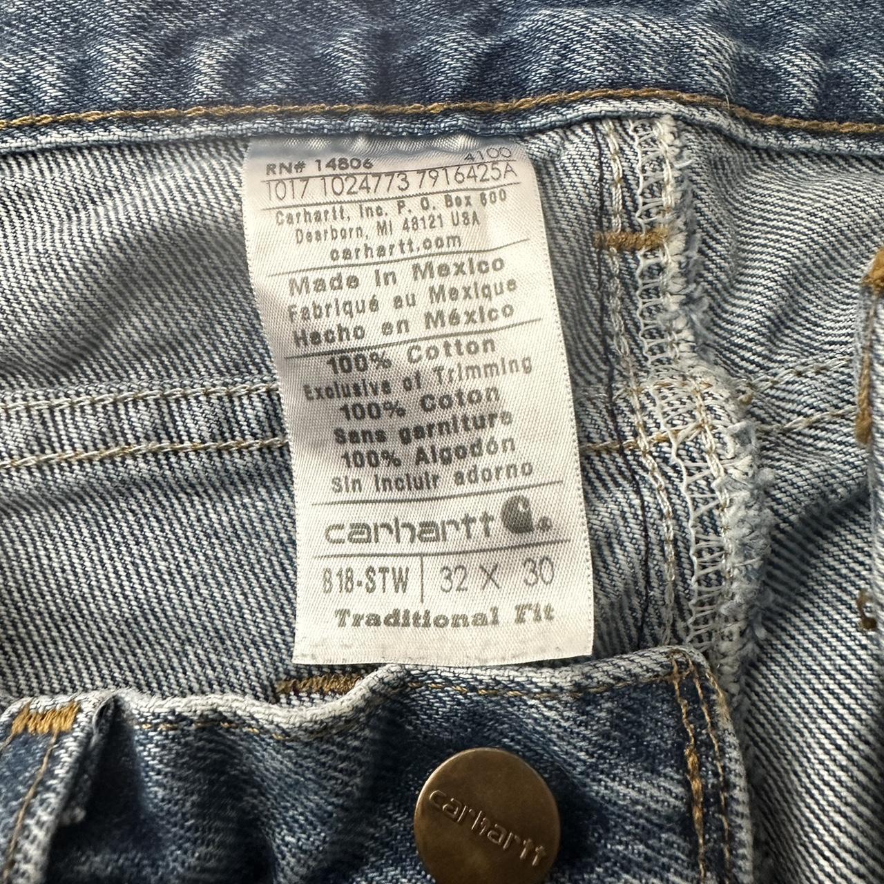 Carhartt jeans Awesome paint splatter for... - Depop