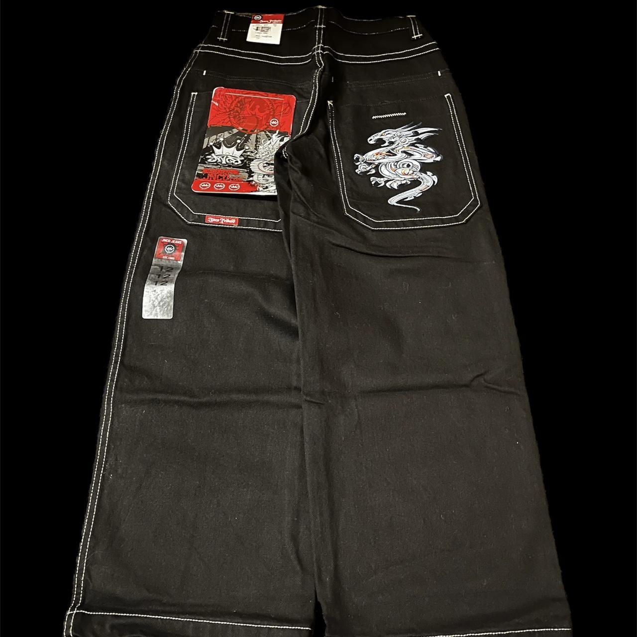 BRAND NEW WITH TAGS JNCO TRIBALS WIDE LEG JEANS! 🤖🐉... - Depop