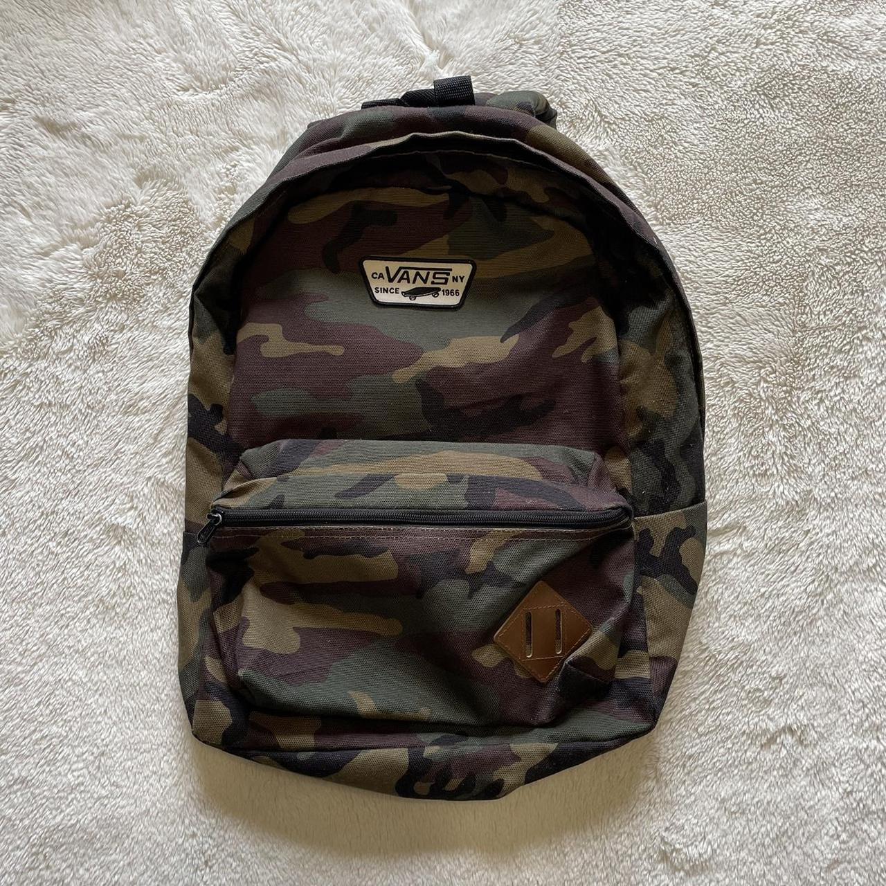 VANS Old Skool camouflage backpack #vans #school... - Depop