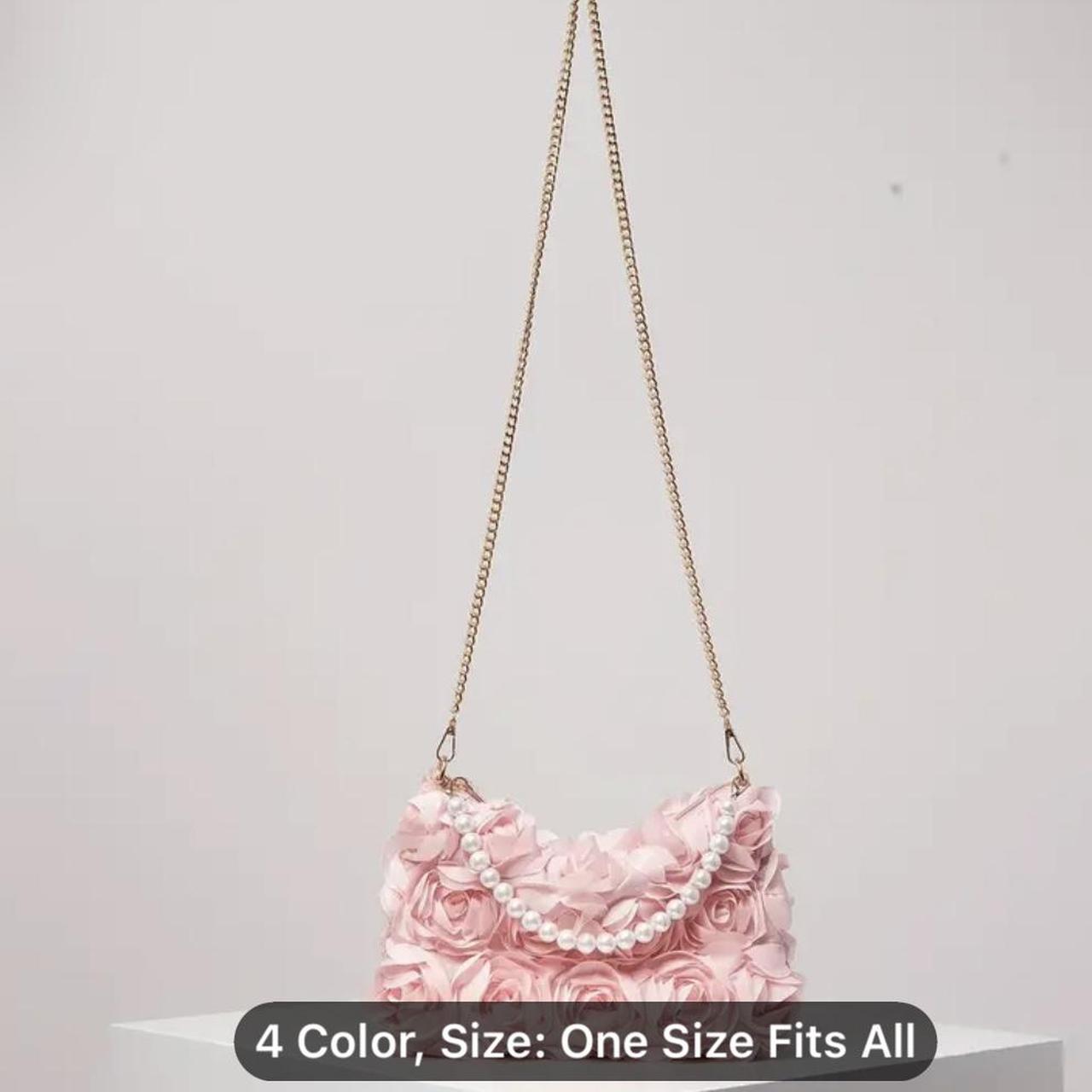 pink rose purse 👛 never worn - Depop