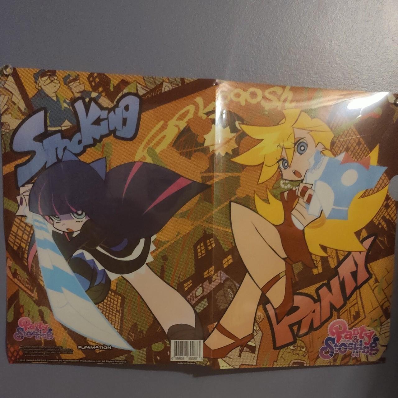 Panty and stocking poster/ folder!!... - Depop