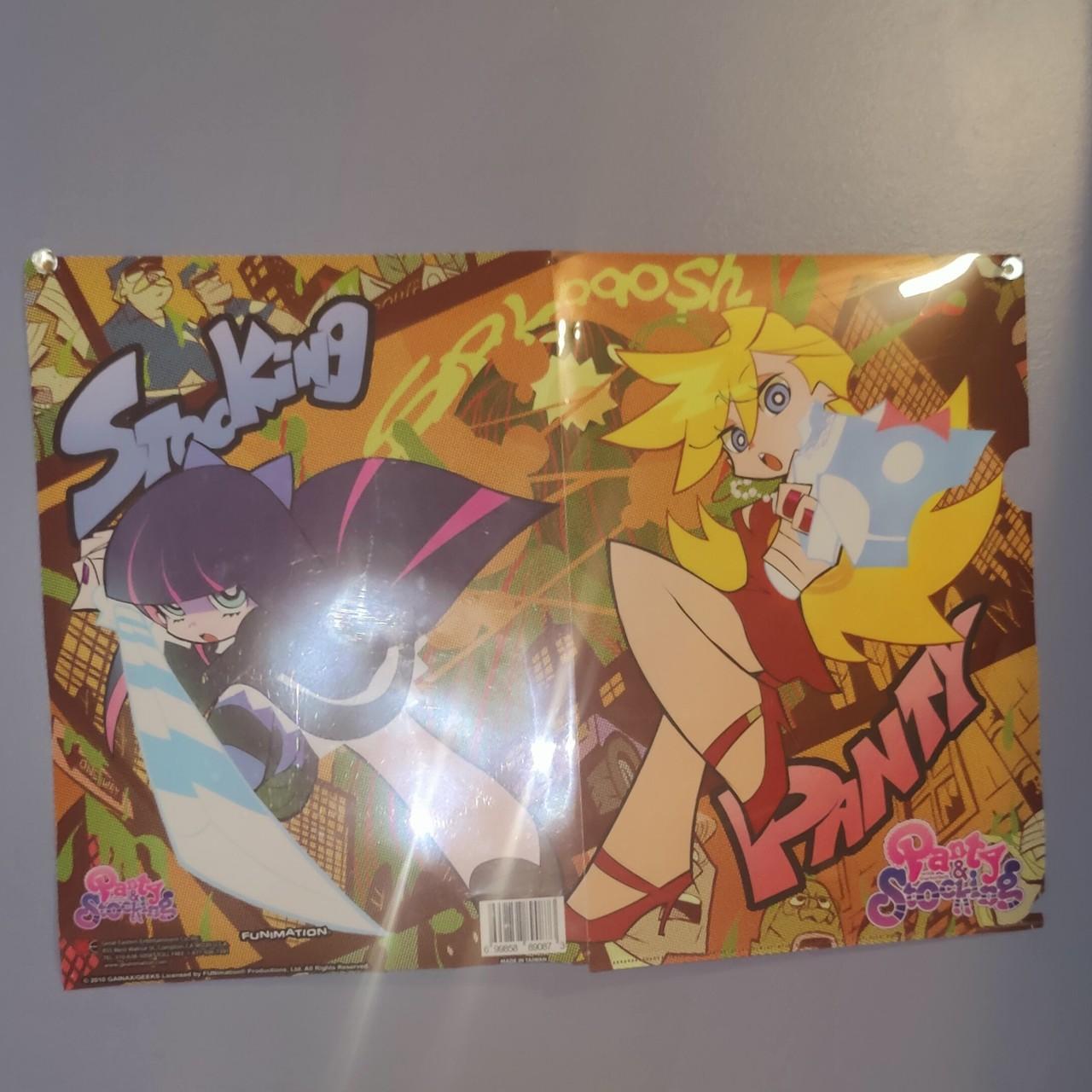 Panty and stocking poster/ folder!!... - Depop