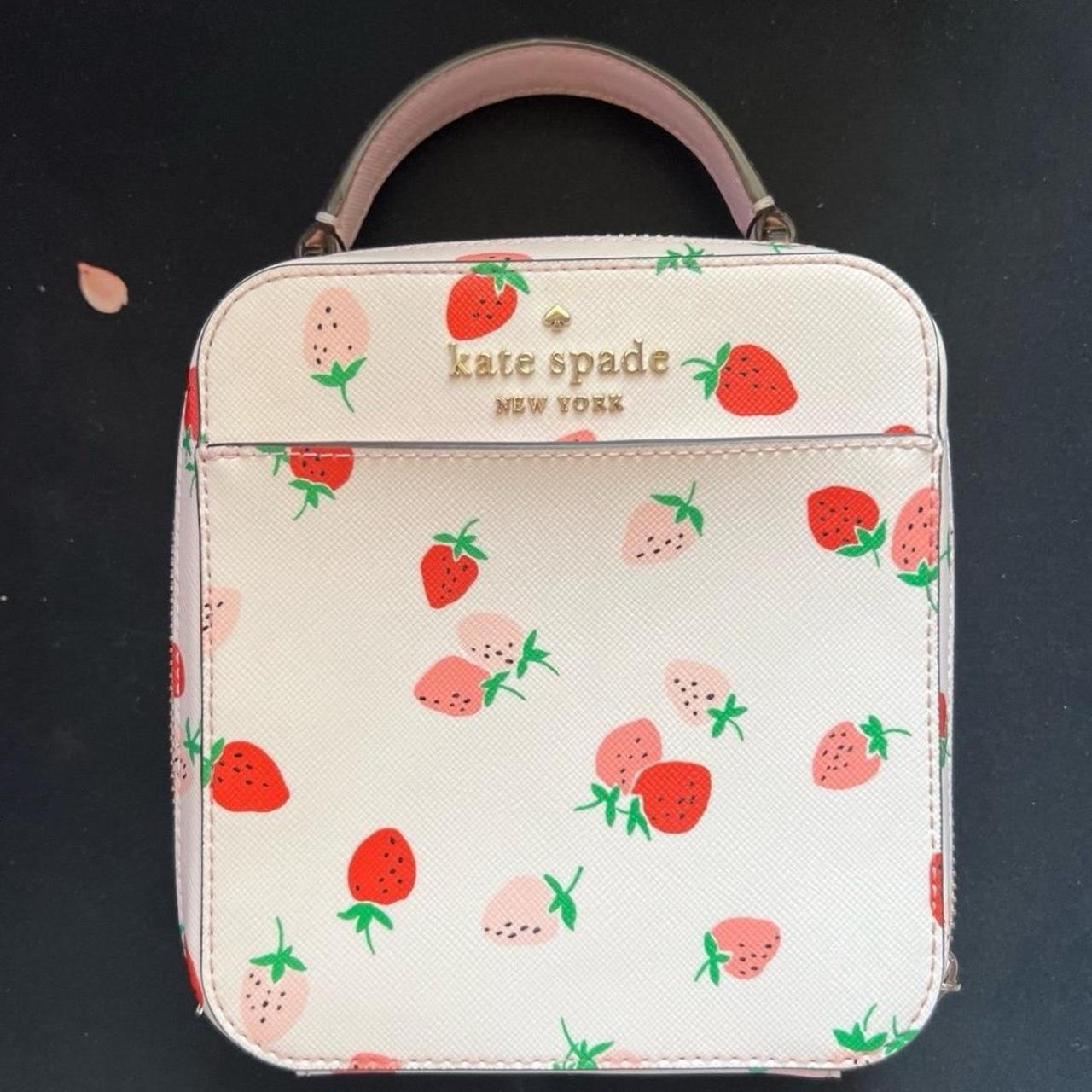 kate spade strawberry crossbody bag limited edition... | Depop