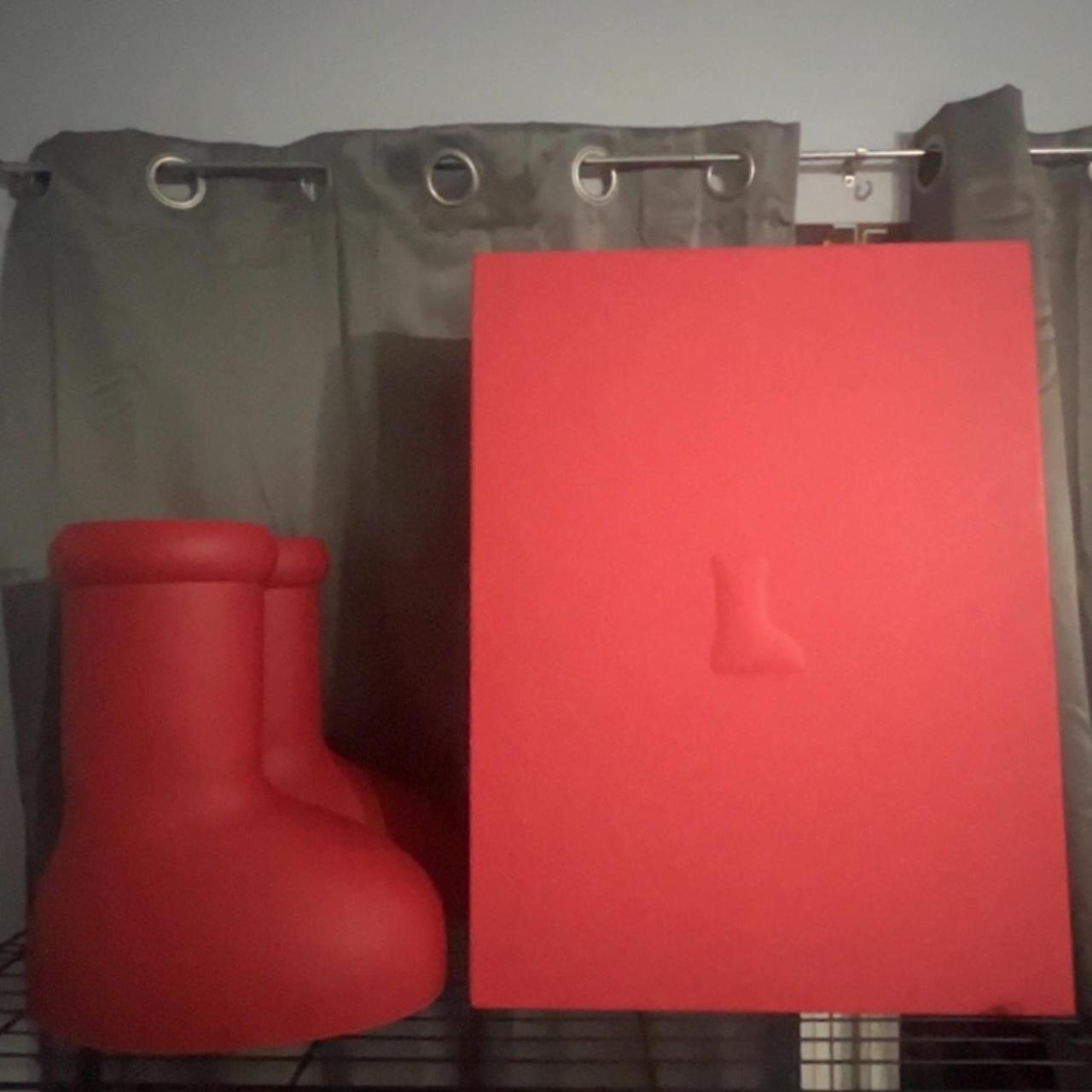 MSCHF Big Red Boot (Authentic With Box and... - Depop