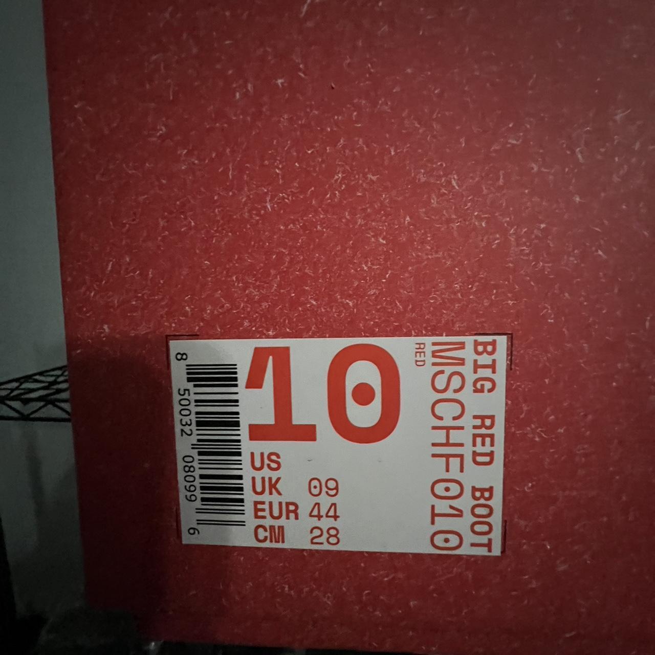 MSCHF Big Red Boot (Authentic With Box and... - Depop
