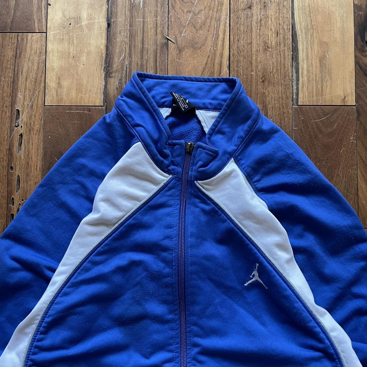 Super sick air Jordan zip up with amazing graphic,... | Depop