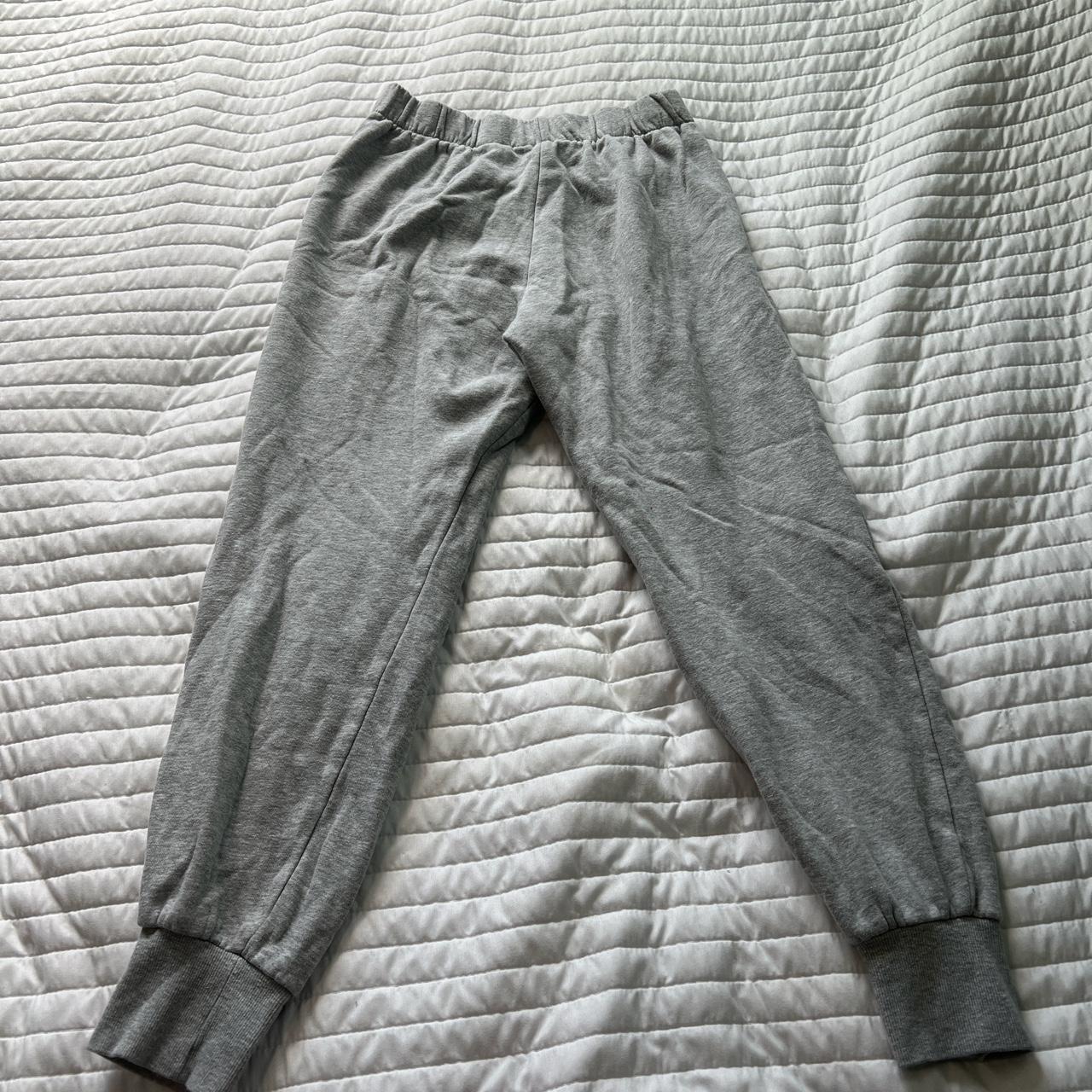 Girls light grey sweatpants. Soft and comfy. Women’s... - Depop