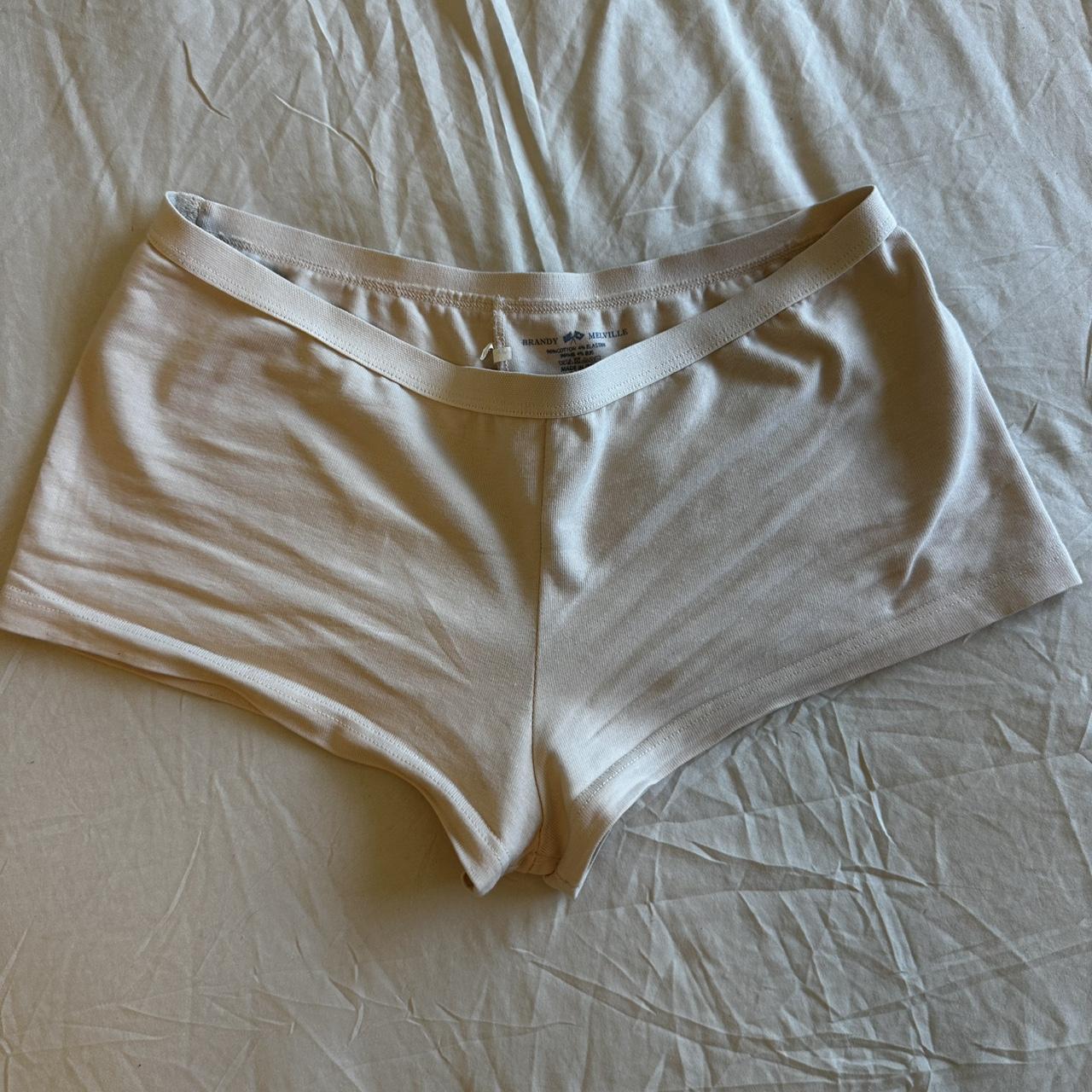 Light pink “Brandy Melville” boxer shorts #basics... | Depop