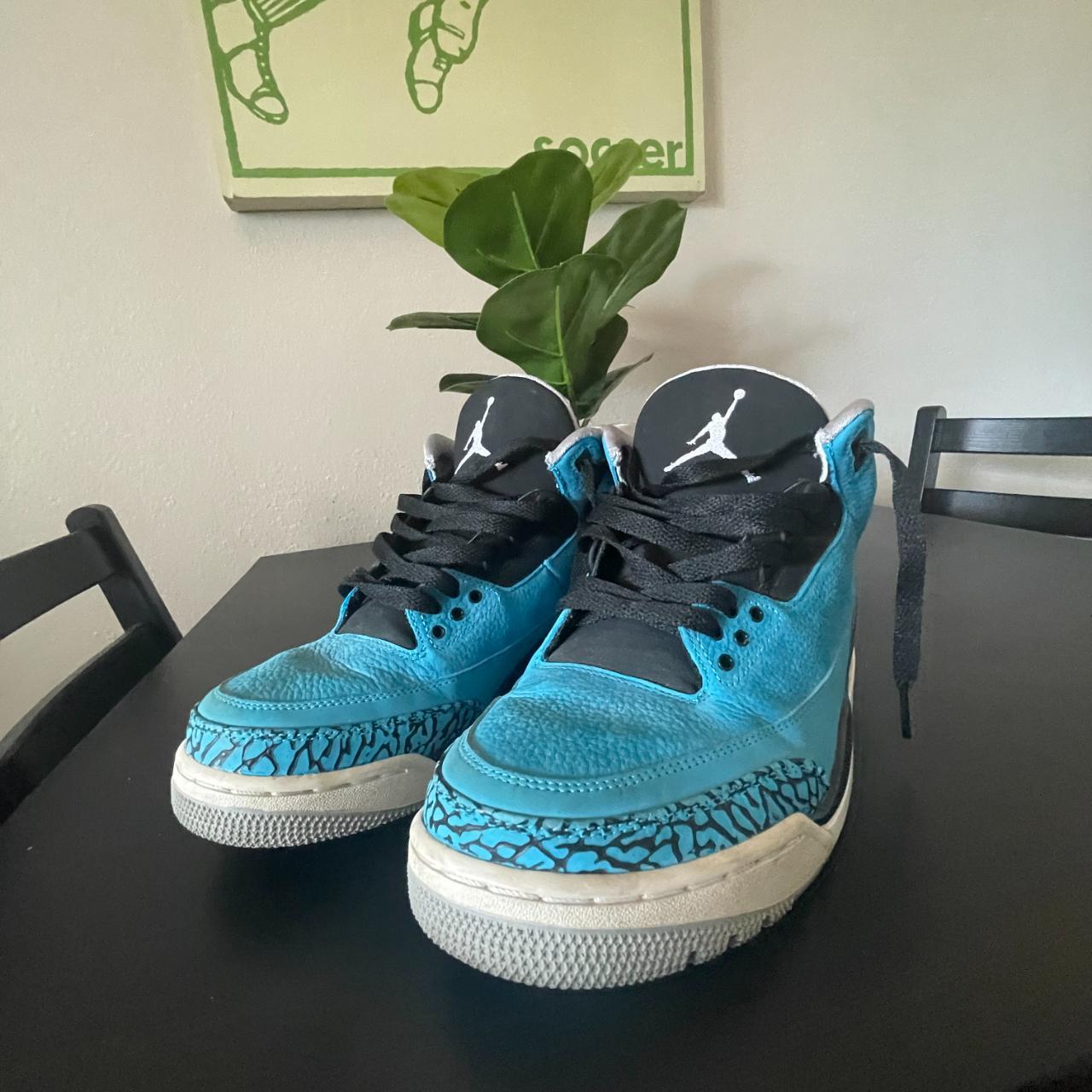 Jordan 3 Powder Blue (2014) - Depop