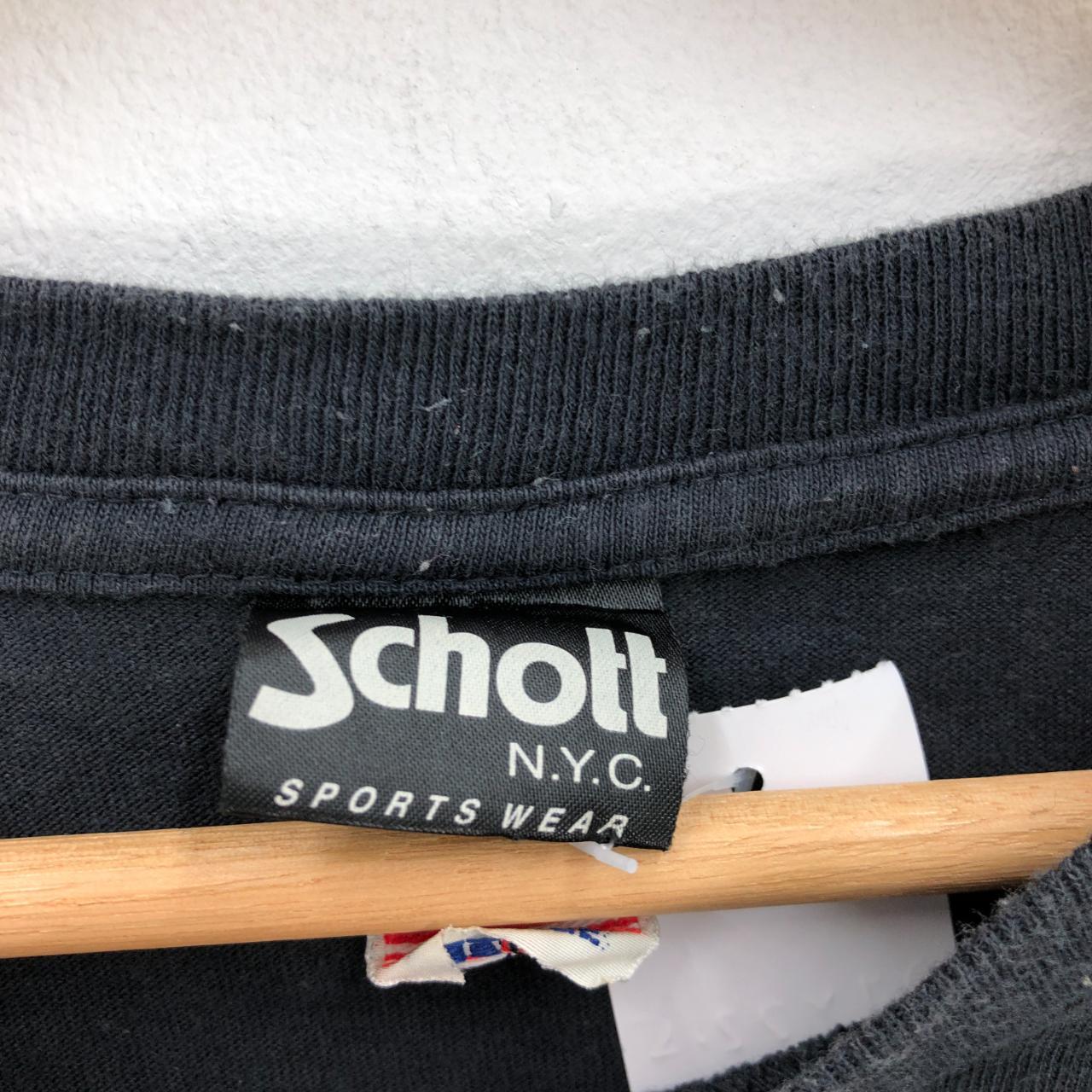 Vintage Schott T Shirt Vintage Schott Perfecto Tees... - Depop