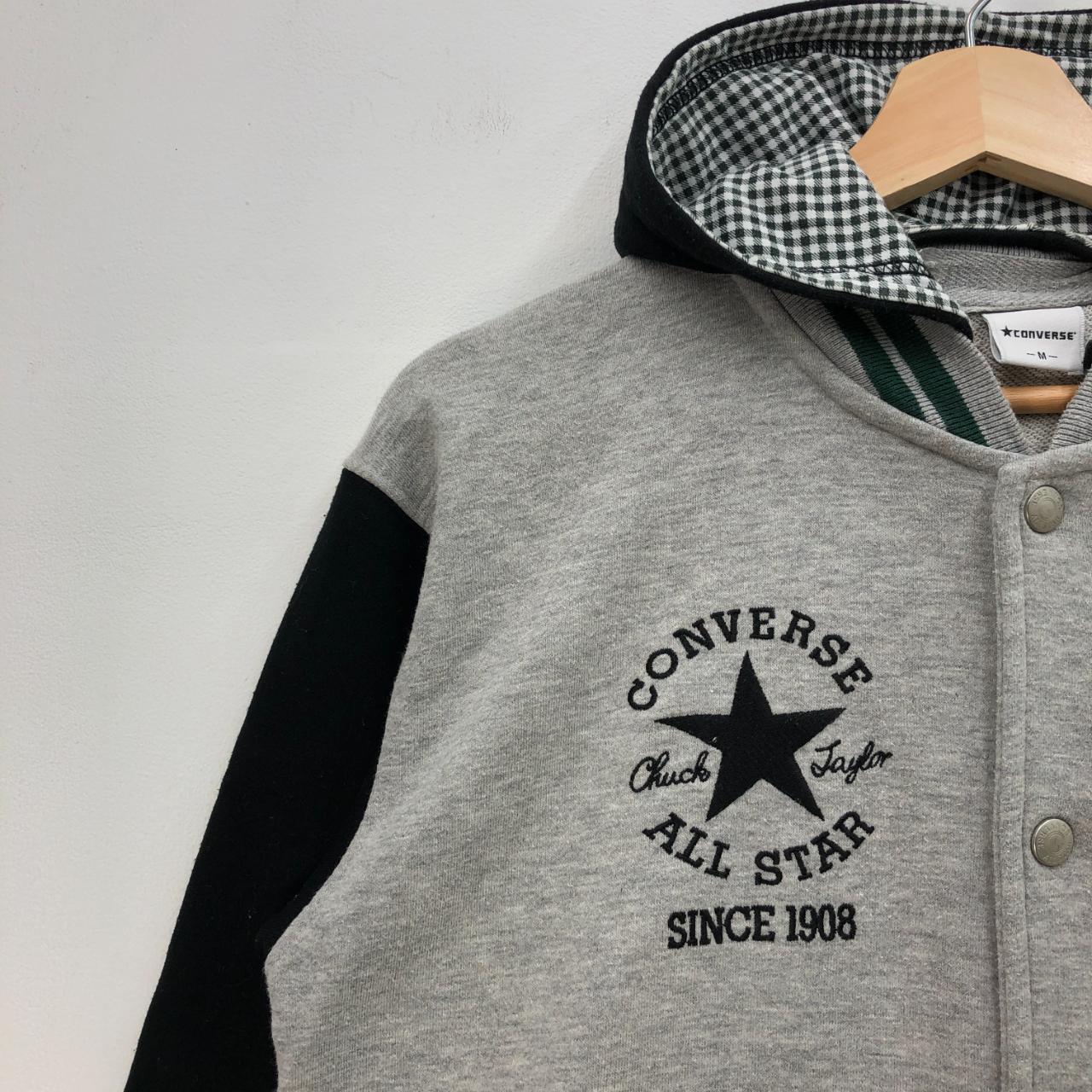 Vintage Converse Sweater Hoodie Converse Hooded... - Depop