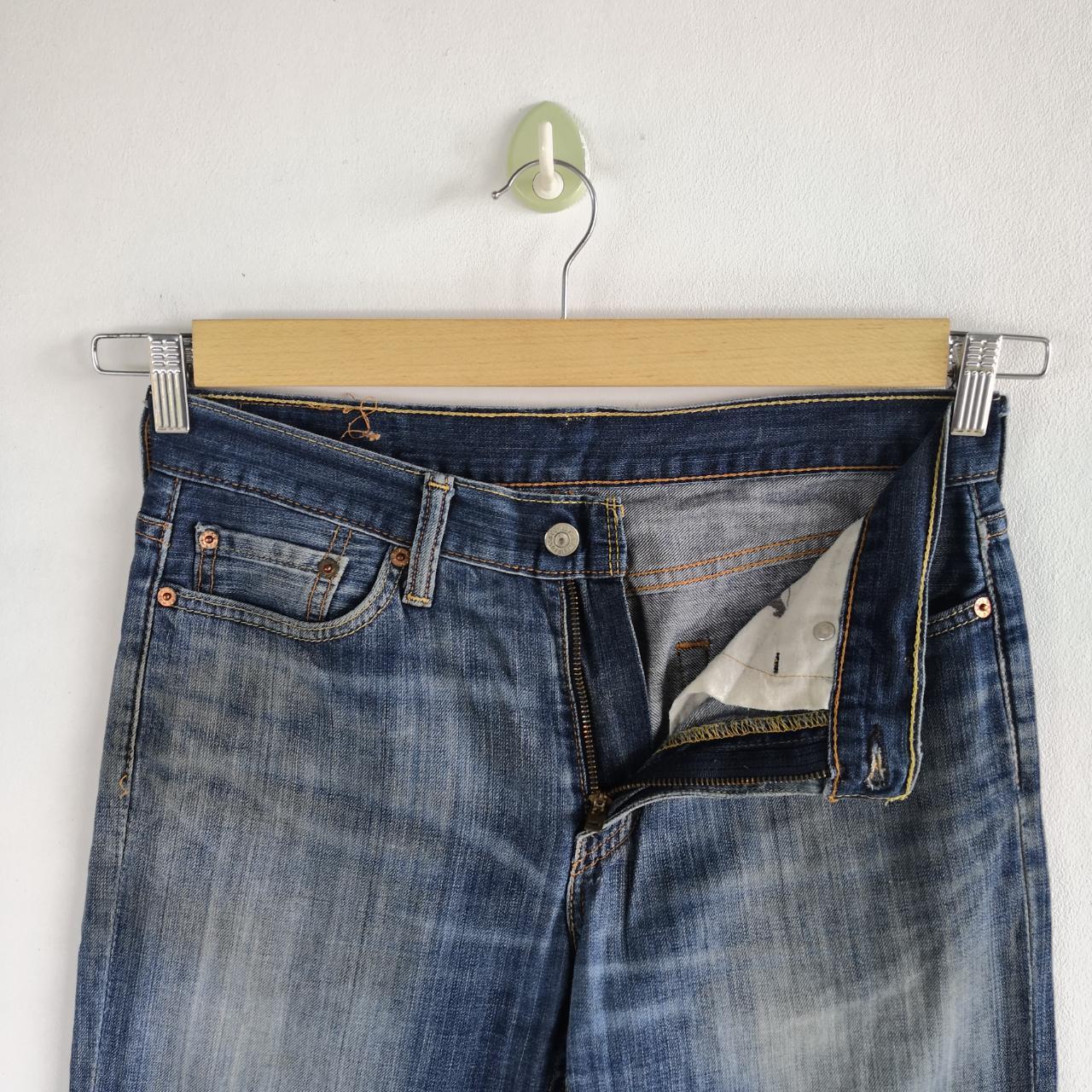 Rusty Women's Blue and Navy Jeans | Depop