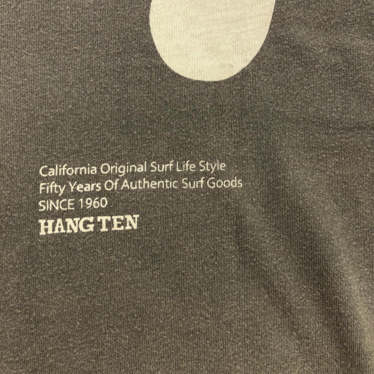 Vintage Hang Ten T Shirt Footstep Surfwear Tees |... - Depop