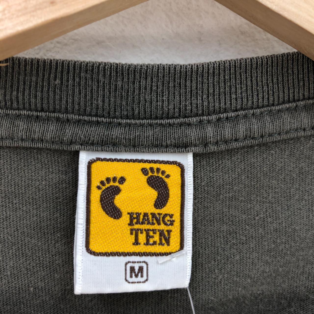 Vintage Hang Ten T Shirt Footstep Surfwear Tees |... - Depop