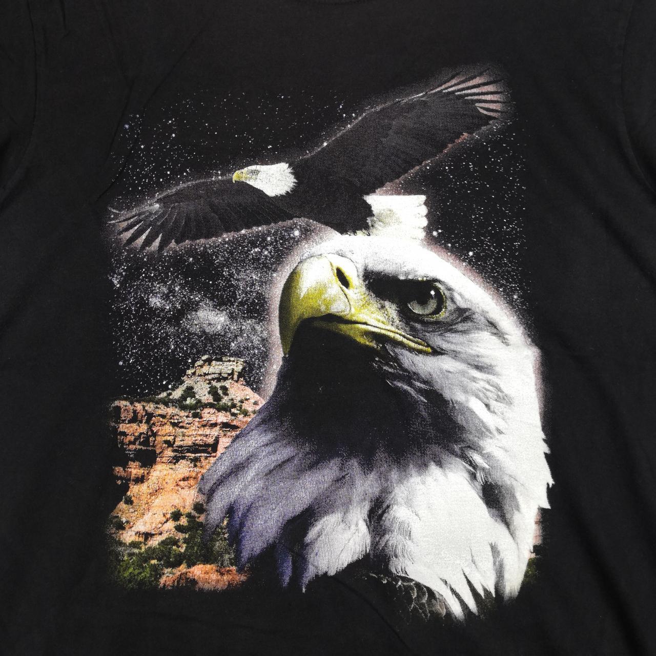 Vintage Eagle Head T-Shirt Japanese Crewneck Women's... - Depop