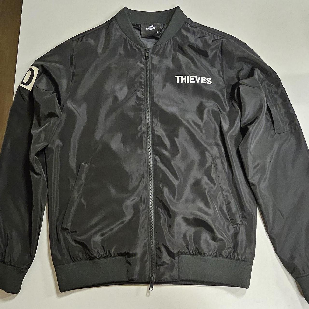 100 Thieves Numbers Collection Bomber Jacket - Depop