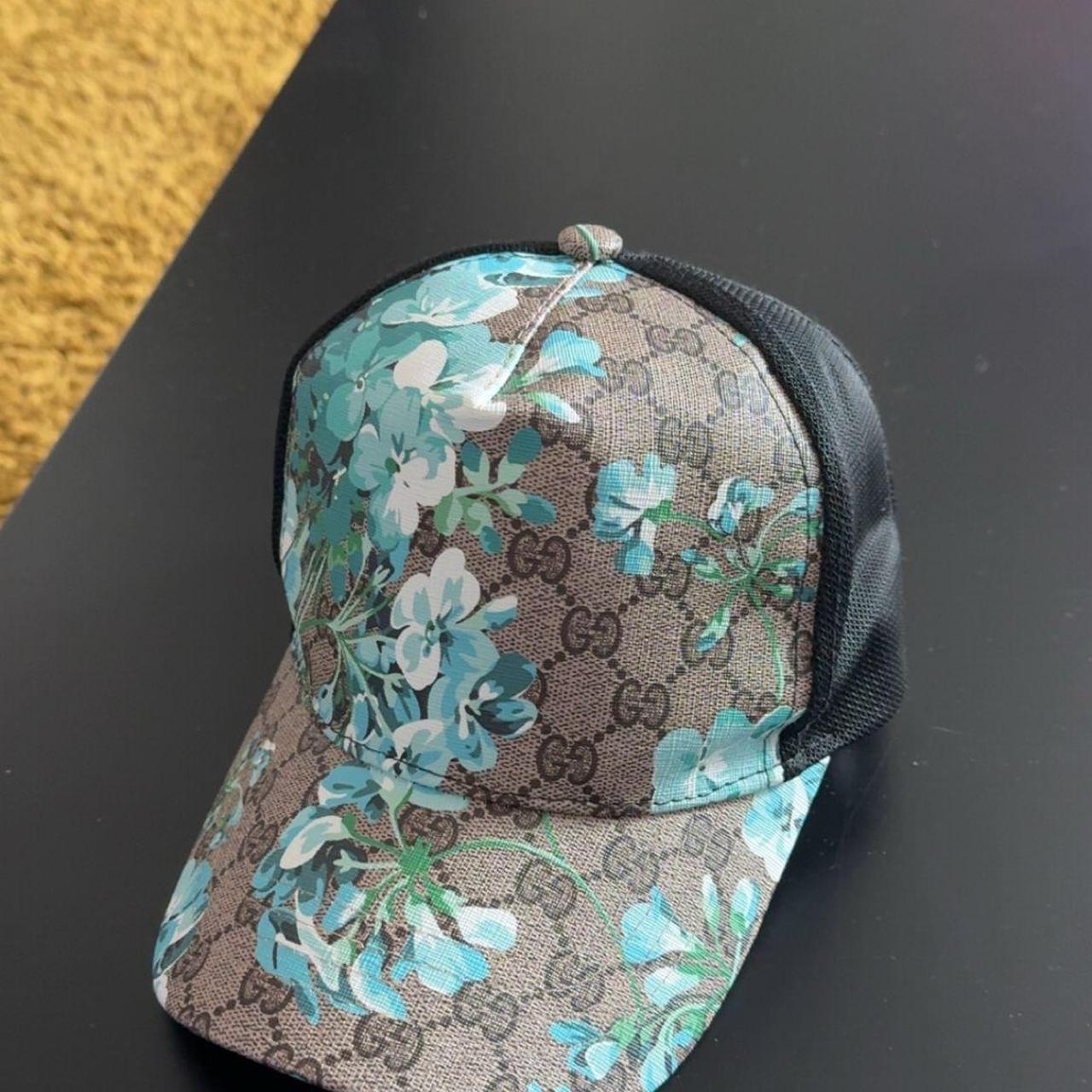 Casquette gucci à fleurs - Depop