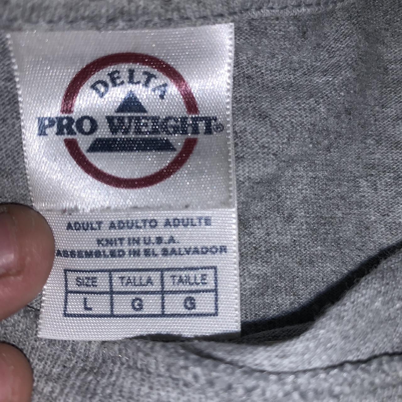 Grey Boston T-shirt Vintage Mens Large Delta Pro... - Depop