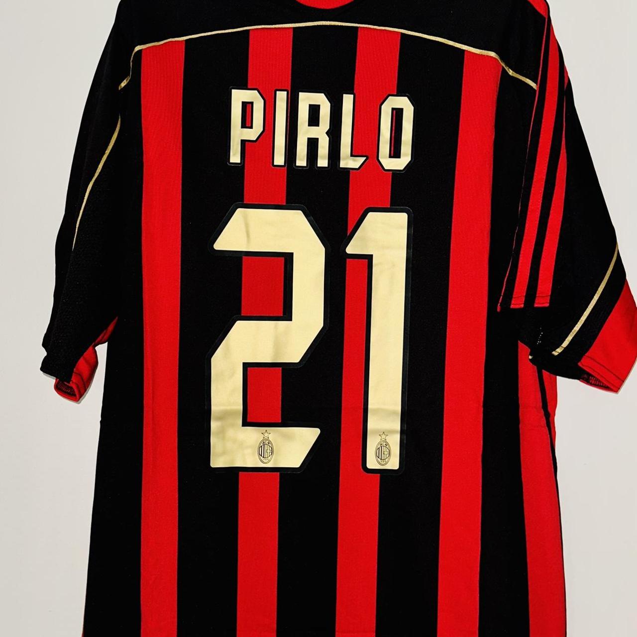 The AC Milan 06/07 Prilo #21 Retro Vintage Jersey -... - Depop