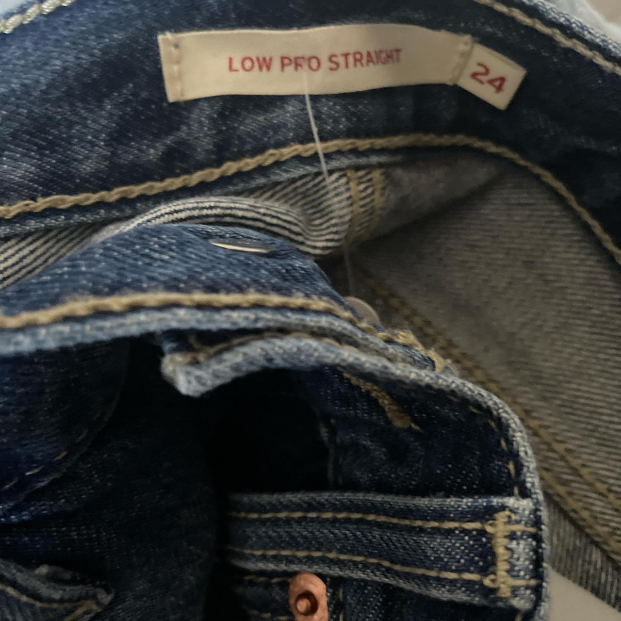 Levis Low Pro Straight Ripped Jeans W24” straight... - Depop