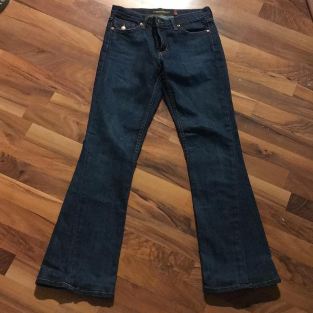 Blue David Kahn Size 27 Nikki Boot Cut Jeans. These... - Depop