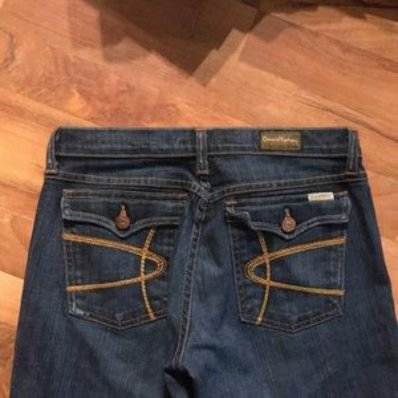 Blue David Kahn Size 27 Nikki Boot Cut Jeans. These... - Depop