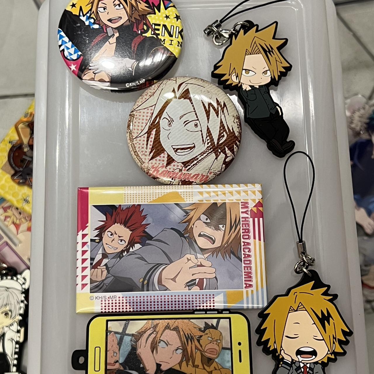 Mha denki set, includes 3 charms and 3 pins. - Depop