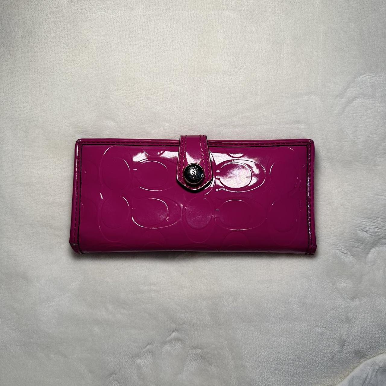 Rare vintage patent leather coach wallet Color in... - Depop