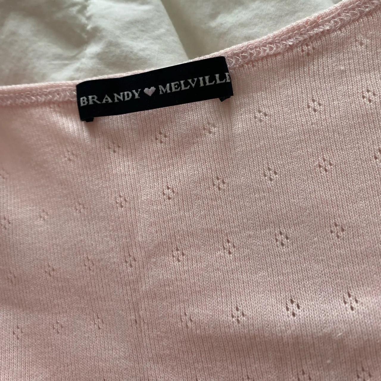 Baby pink Brandy Melville t-shirt One size - Depop