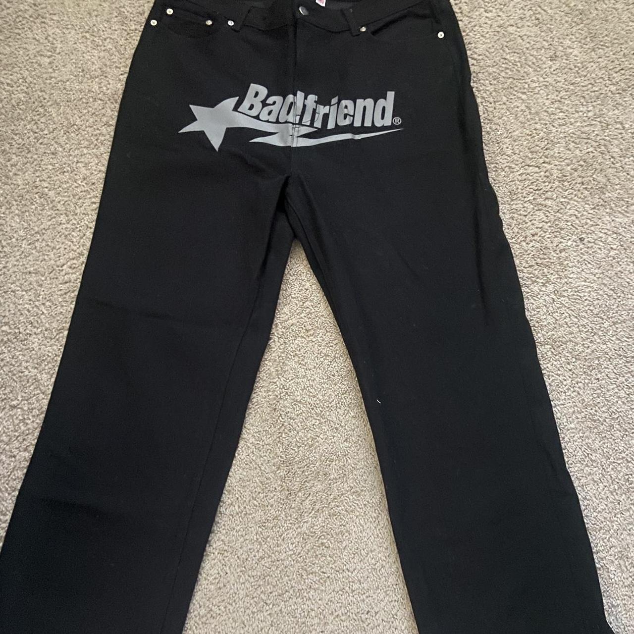 Badfriend pants size 38 black has not been washed... - Depop
