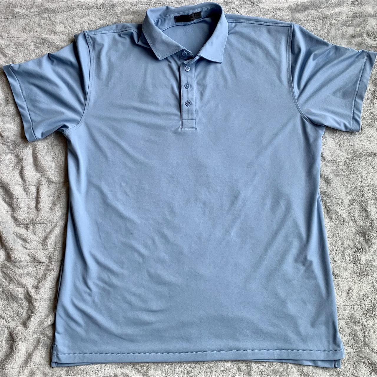 G/FORE Men's Blue Polo-shirts | Depop