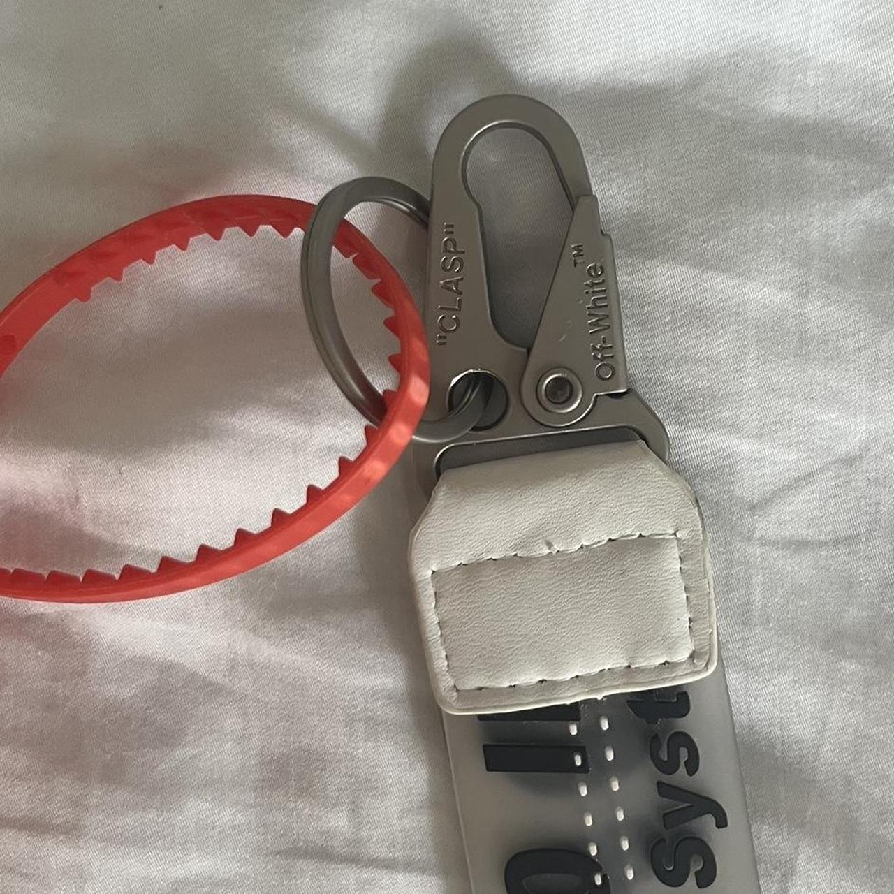 Off-White Clip On “Clasp” Keychain Size:... - Depop