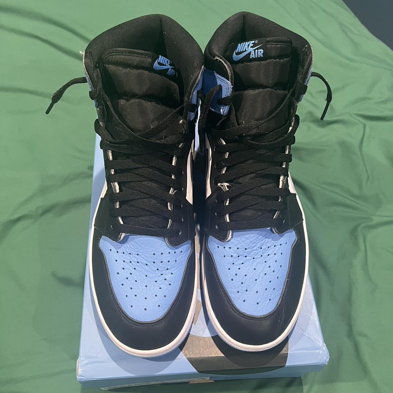 Jordan 1 UNC Toe Size 13. Worn a few times but still... - Depop