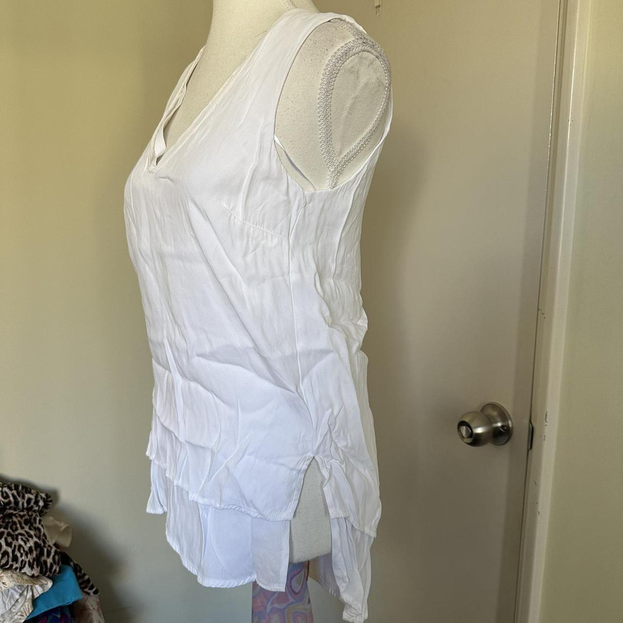 Witchery Layerd White Top 6 - Depop