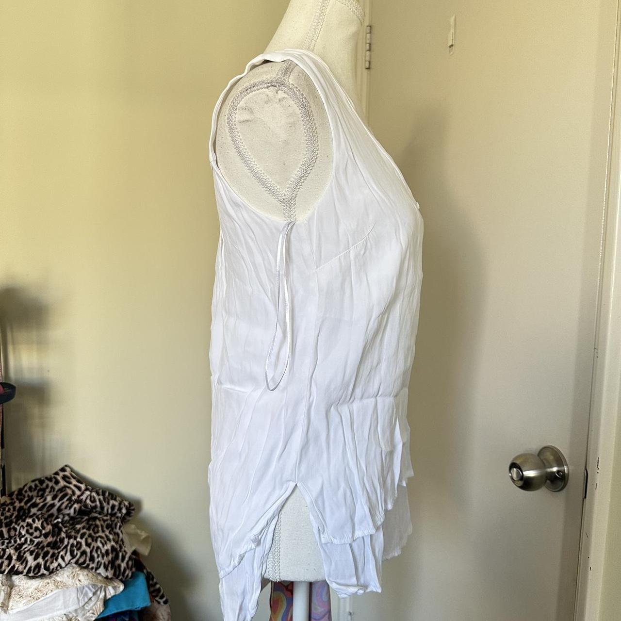 Witchery Layerd White Top 6 - Depop