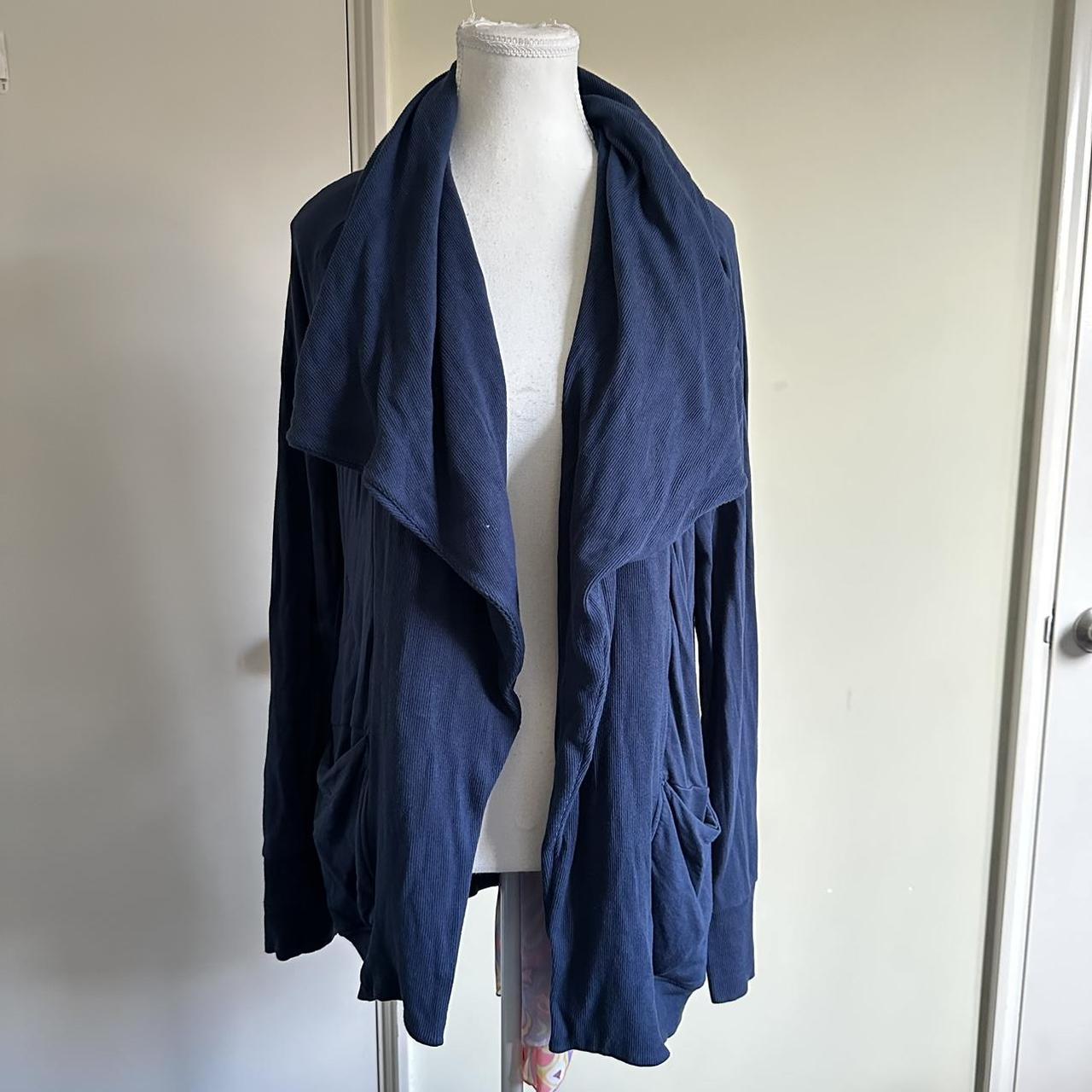 Abi And Joseph Yoga Pilates Gym Relax Jacket Size L - Depop