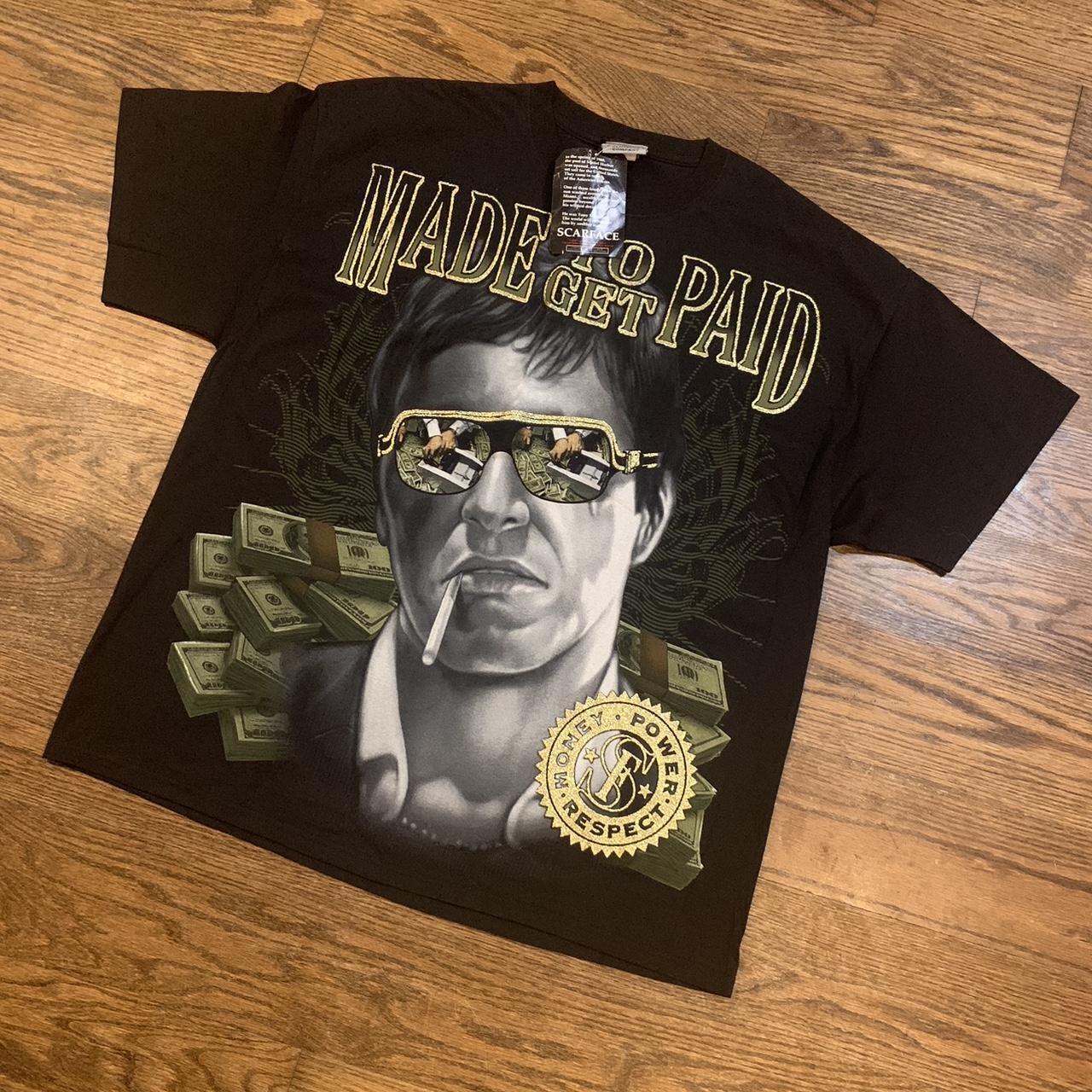 Brand new Scarface “made to get paid” shirt brand... - Depop
