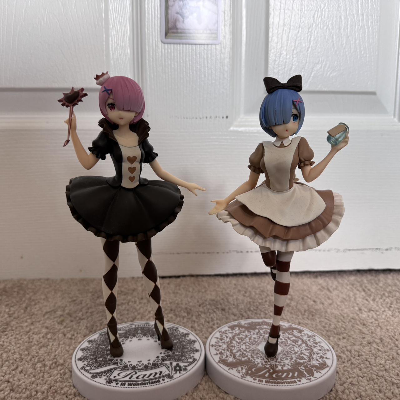 Rem & Ram figures || Little dusty, but otherwise in... - Depop
